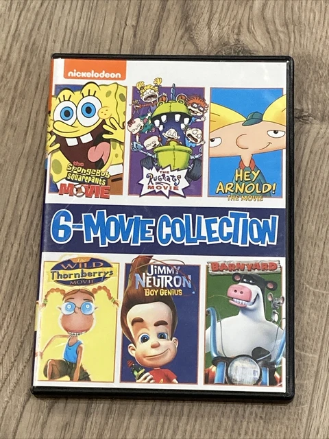 NICKELODEON: 6-MOVIE COLLECTION SpongeBob Rugrats Hey Arnold Wild ...