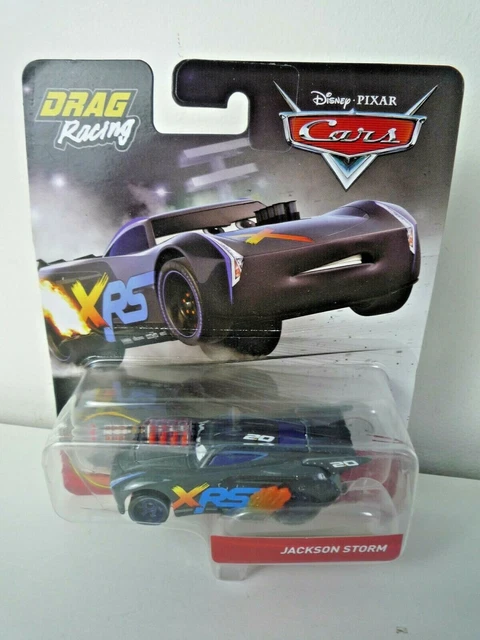 DISNEY PIXAR CARS Xrs Series Drag Racing Jackson Storm Die-Cast Mattel ...