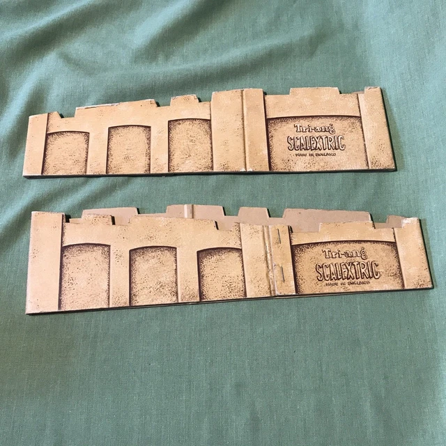 RARE VINTAGE TRIANG Early Scalextric Classic Cardboard Bridge Flyover ...