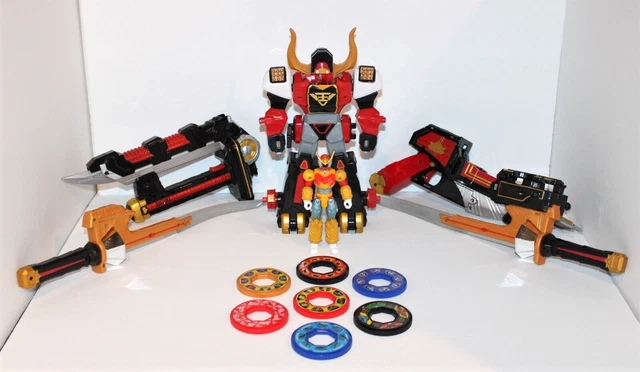 BANDAI POWER RANGERS Weapons Figure Super Samurai Bull Megazord ...