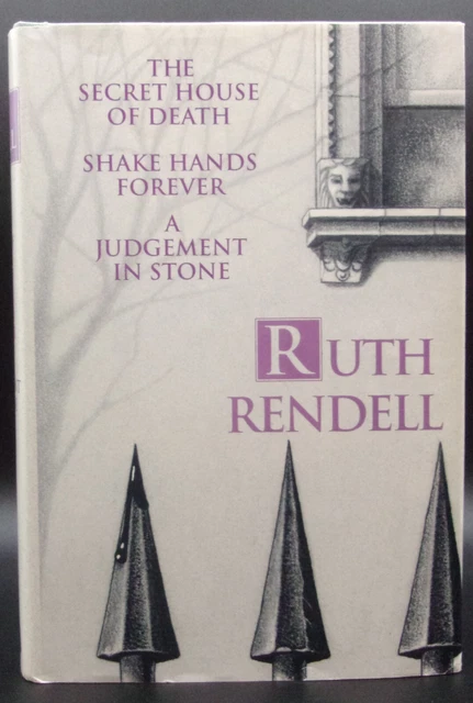 RUTH RENDELL 3 romans omnibus exclusif hardback DJ Mystery SECRET HOUSE ...