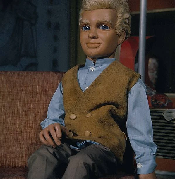 PUPPET CHARACTER 'ALAN Tracy' in TV show 'Thunderbirds' first broa- Old ...