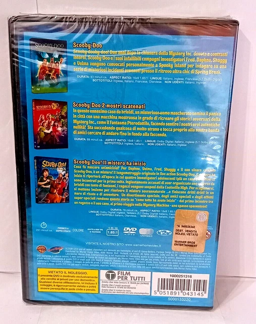 SCOOBY DOO ! 3 Film Live Action DVD Mostri Scatenati il Mistero ha ...