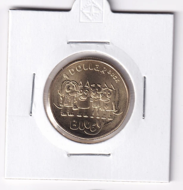 AUSTRALIAN: 2024 $1 Bluey Buck Collectables Unc Coin In 2X2 Holder ...