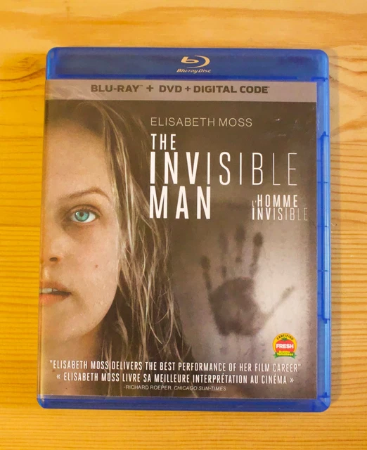 THE INVISIBLE MAN Blu-ray/DVD Leigh Whannell Elisabeth Moss Horror $11. ...