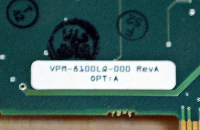 COGNEX VISION BOARD VPM-8100LQ-000 Rev.A kostenloser Versand EUR 310,00 ...