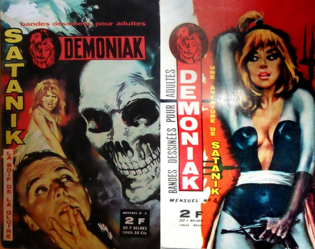 DEMONIAK / SATANIK 1ère série - n°3 et n°4 (avril et juin 1967) BD état correct EUR 22,00 ...