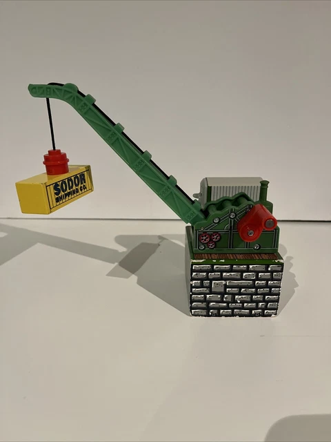 COLIN THE CRANE Thomas Wooden Trains Tank Engine With Sodor Cargo Brick ...