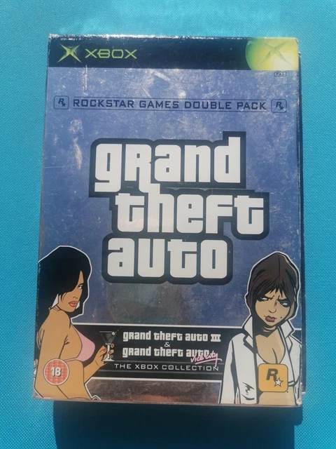 GRAND THEFT AUTO GTA 3 + Vice City Collection Pack Xbox PAL originale ...