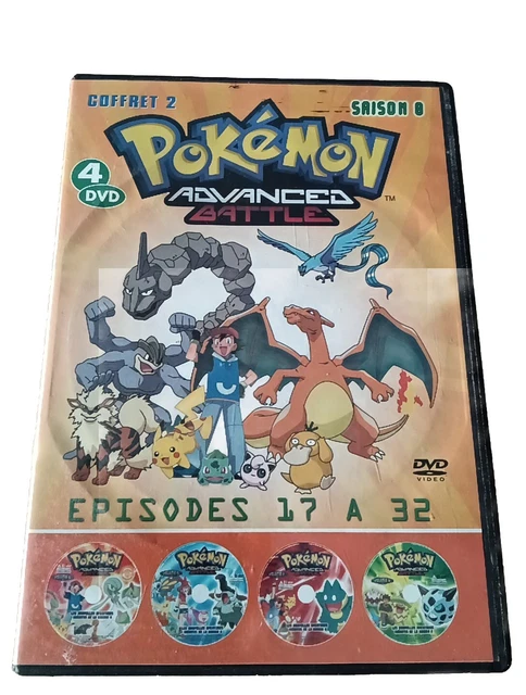 DVD POKEMON ADVANCED Battle Saison 8 Coffret N° 2 Episodes 17 32 EUR 12 ...