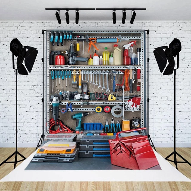 LOFARIS TOOL WALL Panels Stand Boxes Photography Backdrop $37.90 ...