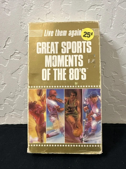 GREAT SPORTS MOMENTS of the 80's VHS Sports Movie £6.17 - PicClick UK