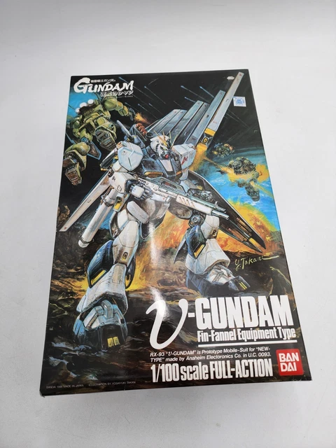 CHARS COUNTERATTACK 1/100 Nu Gundam #10 Full-Action Model Kit Japanese ...