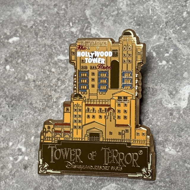DISNEY DLRP THE Hollywood Tower Of Terror Hotel Attraction Pin Badge £ ...