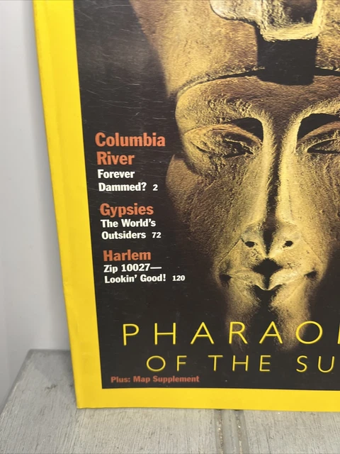 NATIONAL GEOGRAPHIC MAGAZINE April 2001 Pharaohs Of The Sun -Vintage ...