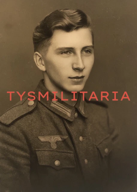 ORIGINAL WW2 PHOTO German Army Soldier Portrait EUR 7,89 - PicClick IT