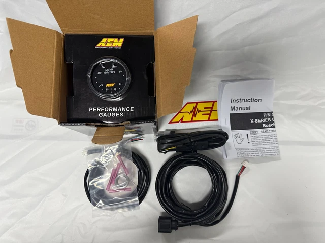 AЕM X-SERIES WIDEBAND UEGO AFR Sensor Controller Gauge # 30-0300 LSU 4. ...