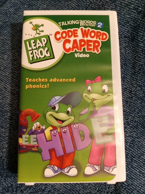 LEAPFROG: TALKING WORDS Factory II: The Code Word Caper (VHS, 2004) £12 ...