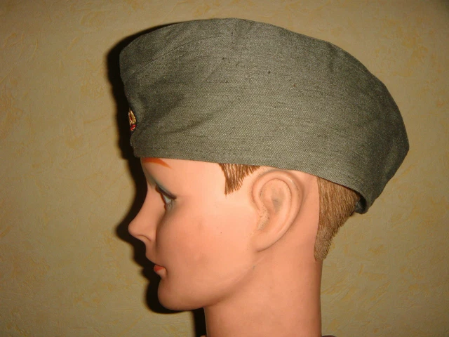 DDR NVA SCHIFFCHEN Mütze - Cold War East German Army Side Cap GDR ...