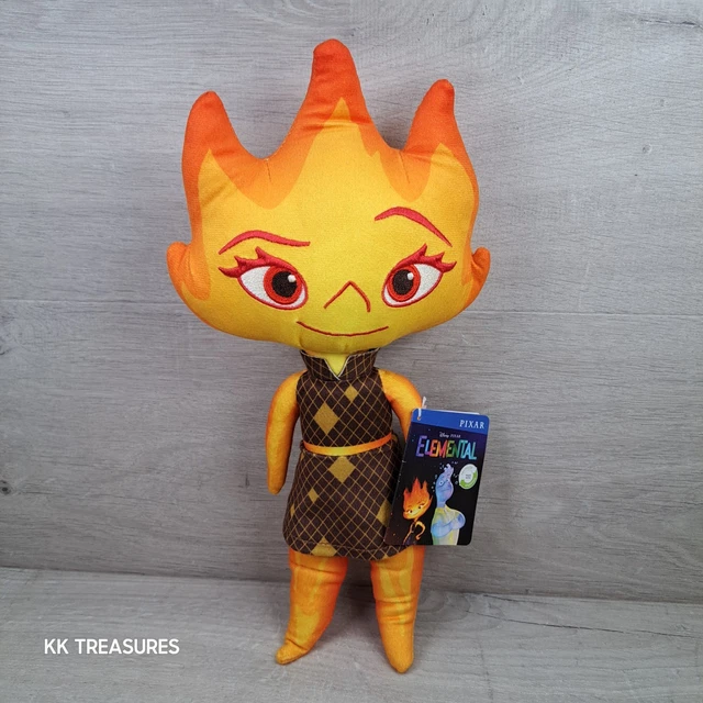 DISNEY PIXAR ELEMENTAL Ember Lumen Plush Soft Toy 35cm W/Tag Whitehouse ...