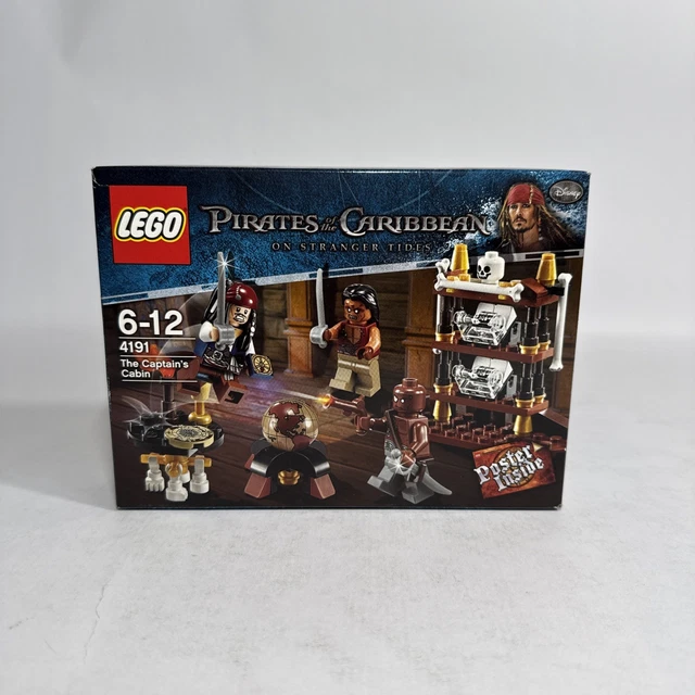 LEGO PIRATES OF the Caribbean: Captain's Cabin (4191) £49.95 - PicClick UK
