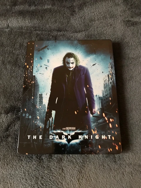 THE DARK KNIGHT Manta Lab Exclusive 4K Blu Ray Steelbook WEA - EMPTY ...