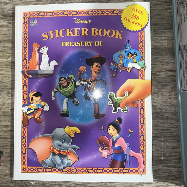 DISNEYS STICKER BOOK Treasury III (Over 350 Stickers) - Unknown Binding ...