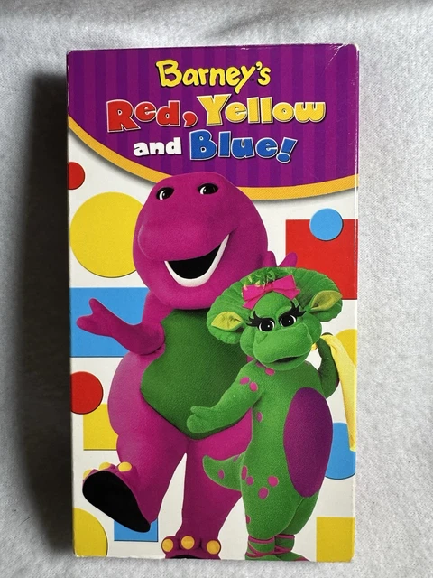 BARNEY - BARNEYS Red, Yellow, and Blue (VHS, 2004) £13.45 - PicClick UK