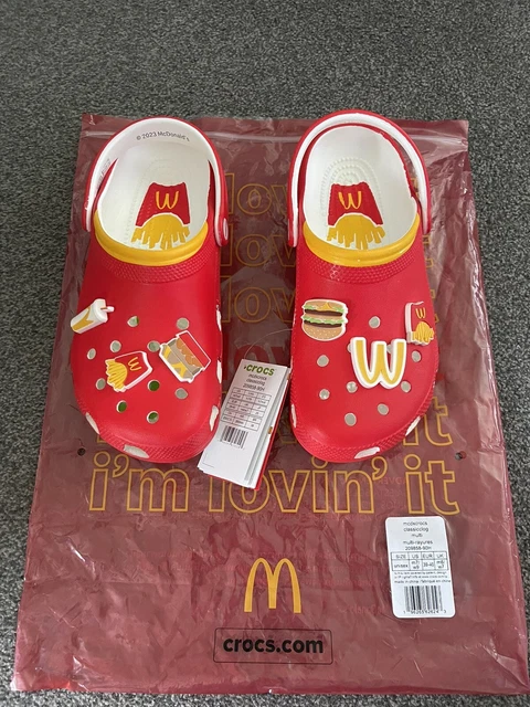 CROCS X MCDONALD'S Classic Clog UK Uomo 7/Donna 9 EUR 39-40 NUOVO CON ETICHETTE EUR 82,26 ...