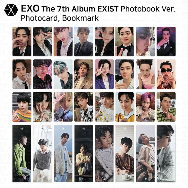 EXO THE 7TH Album EXIST Photobook Ver Official Photocard Bookmark Kai Baekhyun £6.53 - PicClick UK