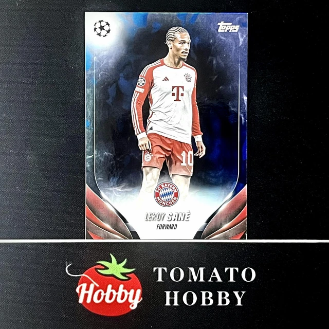 TOPPS COMPETIZIONI UEFA Club 2023-24 Leroy Sane/125 Rifrattore Inferno ...