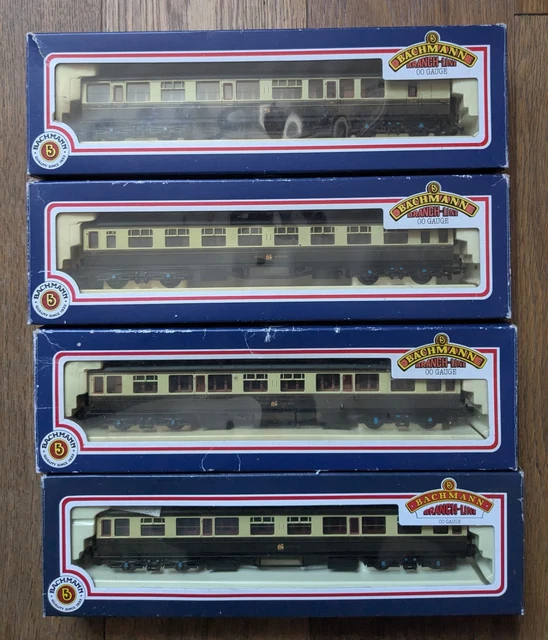 4 X BACHMANN GWR Collett 34-050 34-050B 34-075 34-100 3rd x2; 1st ...