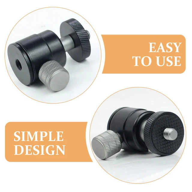 2 PCS PROJECTOR Mount Tripod Accessory Ball Head Clamp Clip Camera ...