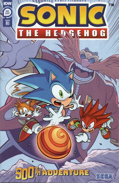 Sonic The Hedgehog 900th Adventure One Shot Comic 1 25 Ri Cover Elson