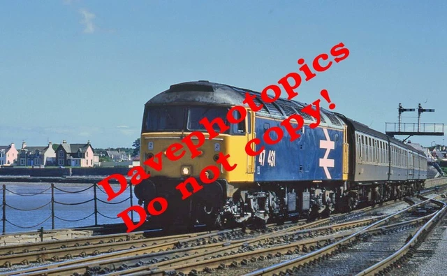 ORIGINAL 35MM Slide Diesel /Steam Train / Engine Railway 47431 ...