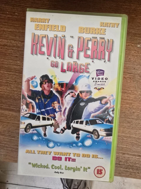 KEVIN AND PERRY Go Large VHS Video Starring Harry Enfield, Cathy, Burke ...
