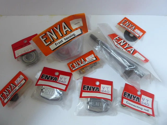 ENYA 240 VT V Twin Viertakt Neu Oldtimer Ersatzteil Posten Kurbelwelle ...
