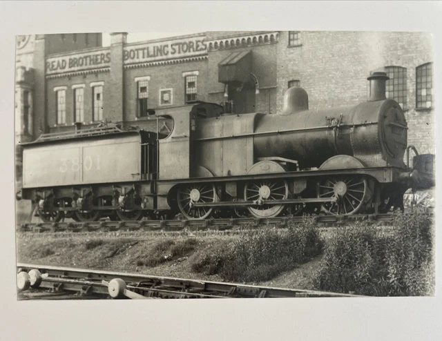 LMS RAILWAY LOCOMOTIVE Photograph - 3801 Kentish Town Shed 1926- E189 ...