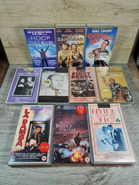 10X VHS VIDEO Cassette Tapes Bundle Job Lot Classics Mixed Movies Etc GC UK P+P £10.73 - PicClick UK