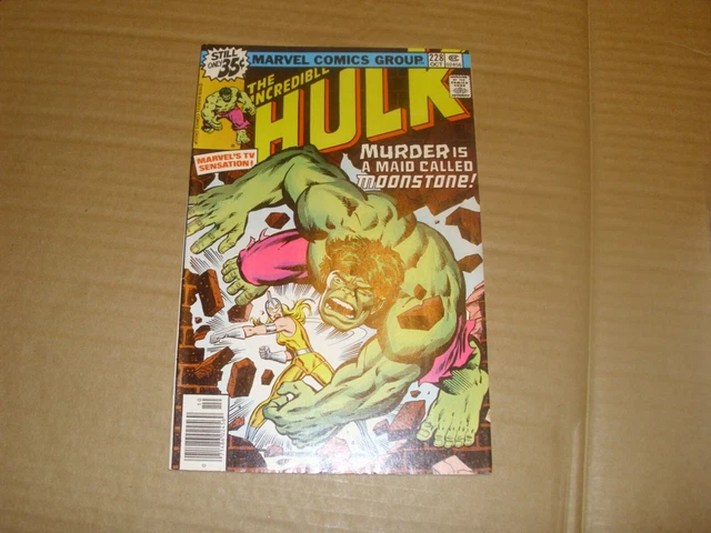 VINTAGE COMIC THE INCREDIBLE HULK / #228 / 1978 / Marvel Comics / Fine ...