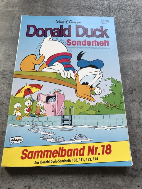 DONALD DUCK SAMMELBAND Nr. 18 aus Donald Duck-Sonderheft Nr. 106,,111,113,114 EUR 1,00 - PicClick DE