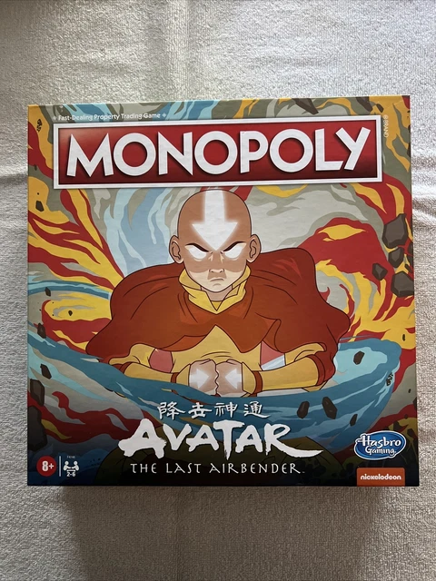 MONOPOLY AVATAR NICKELODEON Last Airbender Edition Board Game COMPLETE ...
