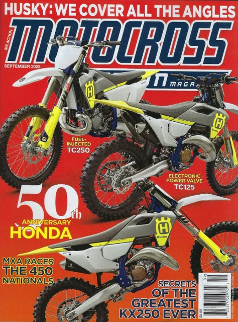 MOTOCROSS ACTION MAGAZINE | Sept 2022 | Honda: 50Th Anniversary £10.35 ...