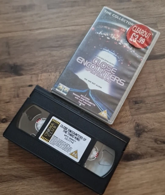 CLOSE ENCOUNTERS OF the THIRD KIND. COLLECTORS EDITION VHS BOXED TAPE ...