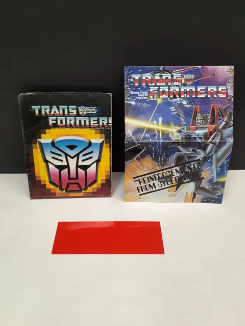 TRANSFORMERS G1 ORIGINAL Checklist Advertisment Booklet Decoder Rare ...