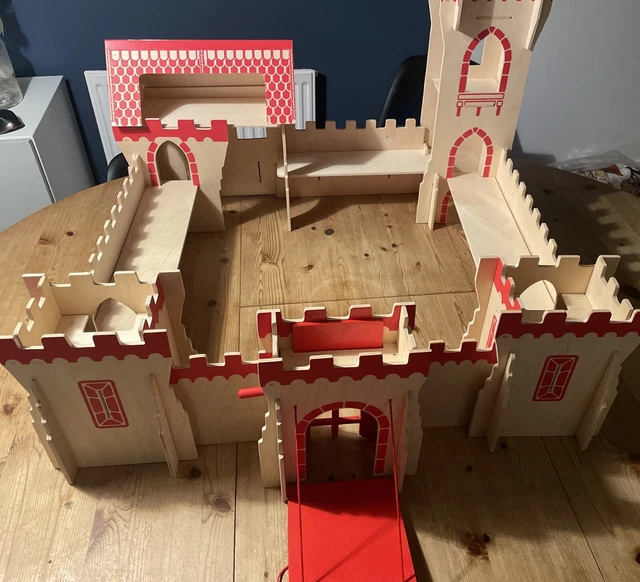 EARLY LEARNING CENTRE ELC Wooden Castle Complete With Working ...