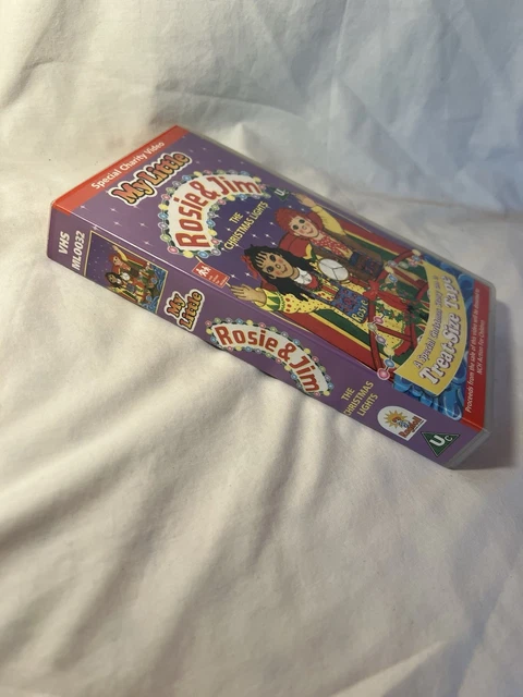 ROSIE & JIM VHS Tape The Christmas Lights Charity Special Rare Ragdoll ...