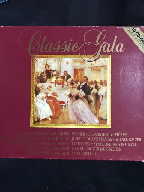 CLASSIC GALA (10 CD Box Set ) Mozart, Wagner, Tschaikowsky Zustand Sehr ...