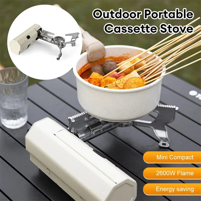 OUTDOOR CAMPING GAS Stove Portable Folding Burner Outdoor Hiking BBQ ...