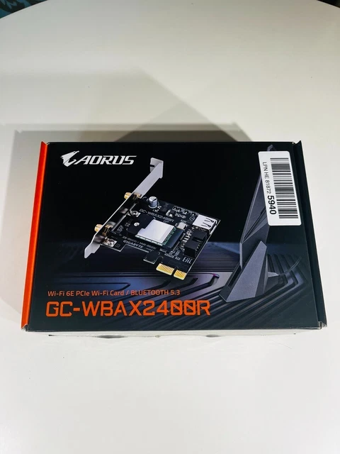 AORUS GC-WBAX2400R WIFI 6E Ax2400 Pci-E Network Interface Card ...